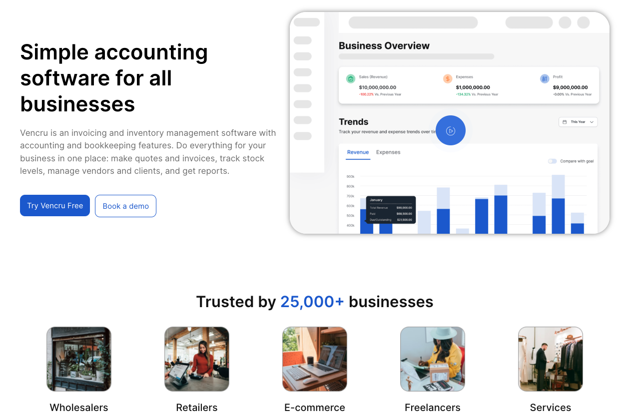6 Best Accounting Software For Small Businesses - Vencru