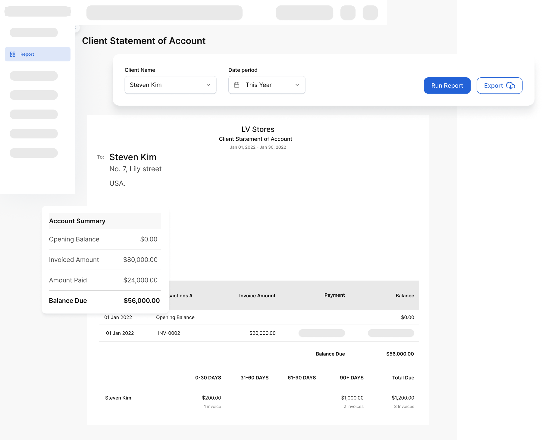 Client Statement Template | Free Download - Vencru