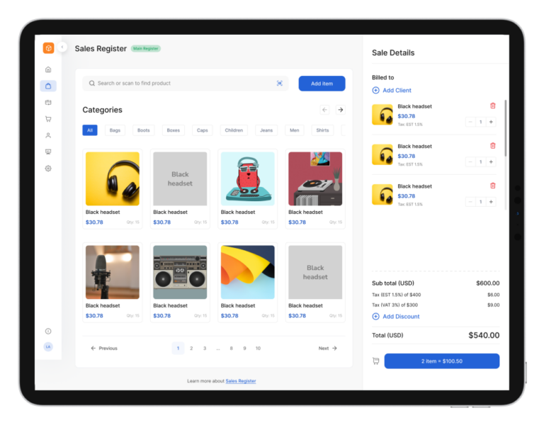 Vencru Point of Sale Software: Manage Sales & Inventory