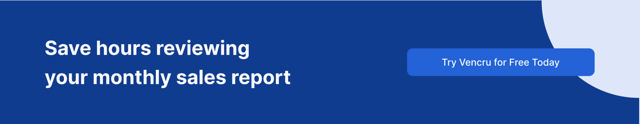 Monthly Sales Report Template | Free Download | Vencru